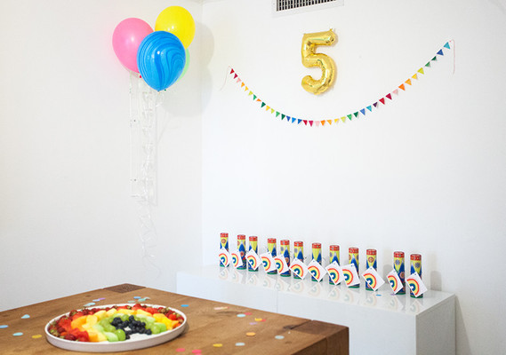 simple rainbow birthday party | Wedding & Party Ideas | 100 Layer Cake