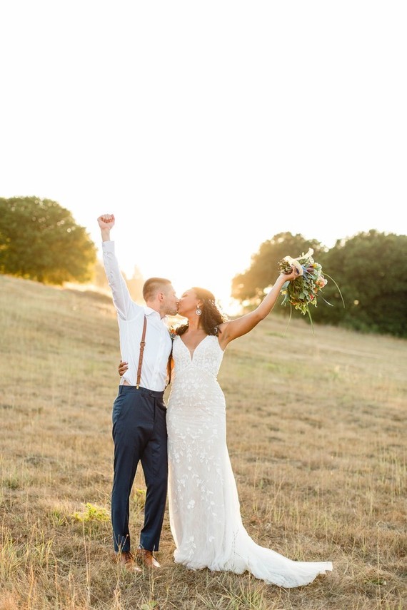 Bright, rustic orange + yellow Northern California ranch wedding | Wedding & Party Ideas | 100 ...