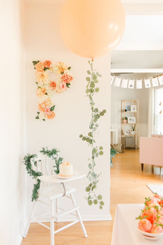 peach themed 1st birthday party | Wedding & Party Ideas | 100 Layer Cake