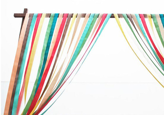 Ribbon ceremony decor | Wedding & Party Ideas | 100 Layer Cake