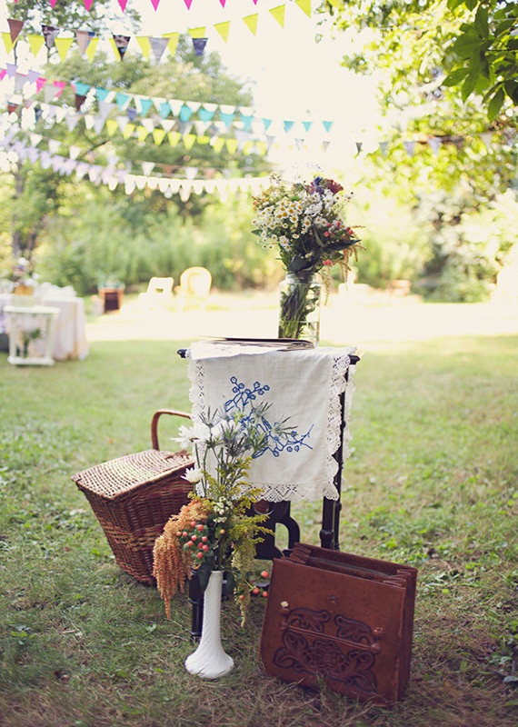 Rustic Backyard Ceremony Decor | Wedding & Party Ideas | 100 Layer Cake