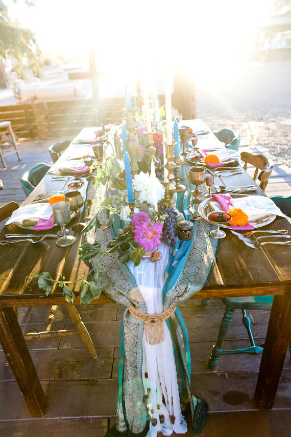 Rustic moroccan wedding tablescape | Wedding & Party Ideas | 100 Layer Cake