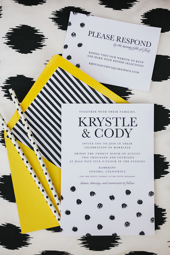 Kate Spade Inspired Wedding Invitations | Wedding & Party Ideas | 100 ...