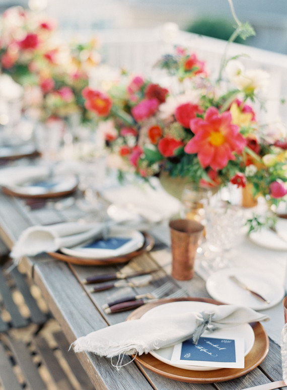 Colorful intimate dinner party | Wedding & Party Ideas | 100 Layer Cake