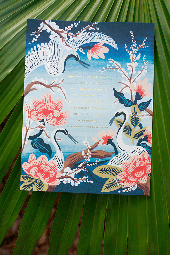 Kyoto Garden inspired baby shower for Anna Bond of Rifle Paper ...