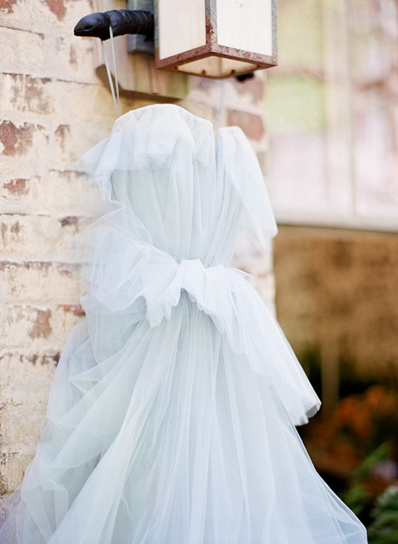 Pale blue tulle wedding dress | Wedding & Party Ideas | 100 Layer Cake