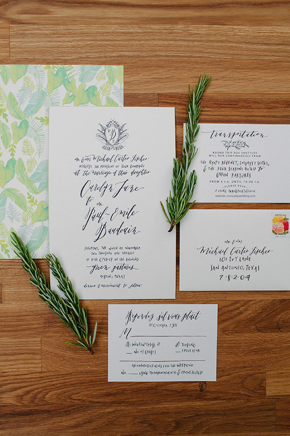 Garden themed wedding invitation | Wedding & Party Ideas | 100 Layer Cake