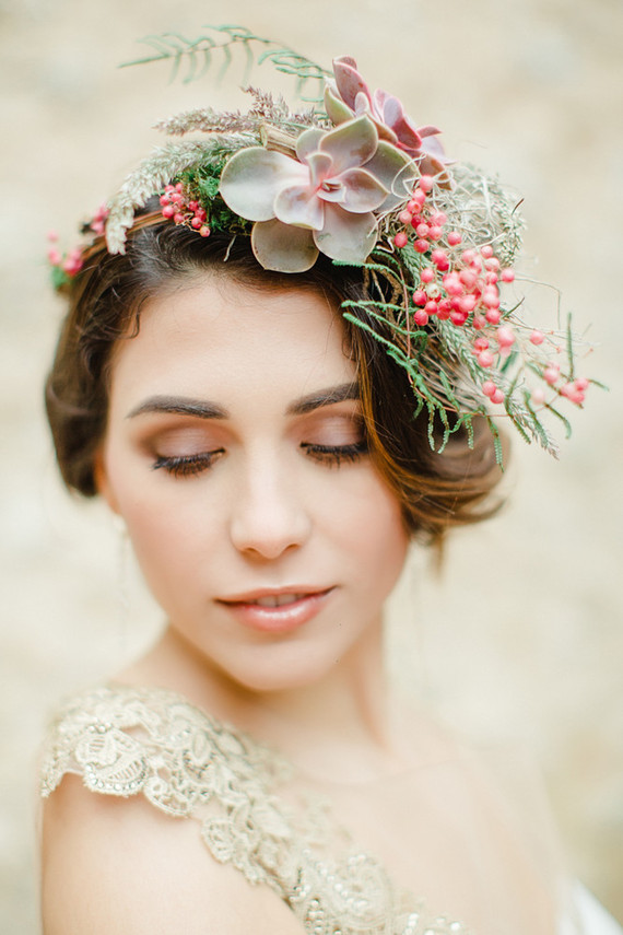 Wedding floral headpiece | Wedding & Party Ideas | 100 Layer Cake