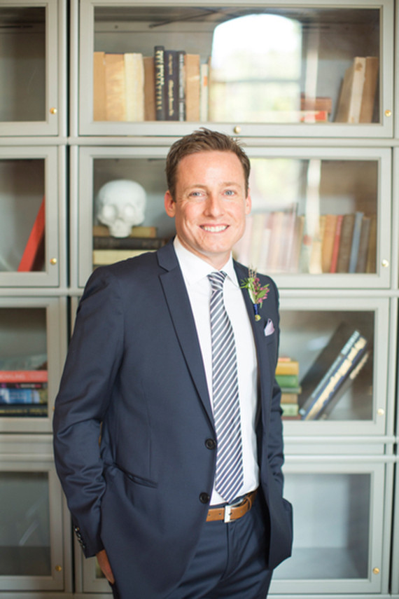 Groom in dark blue suit | Wedding & Party Ideas | 100 Layer Cake