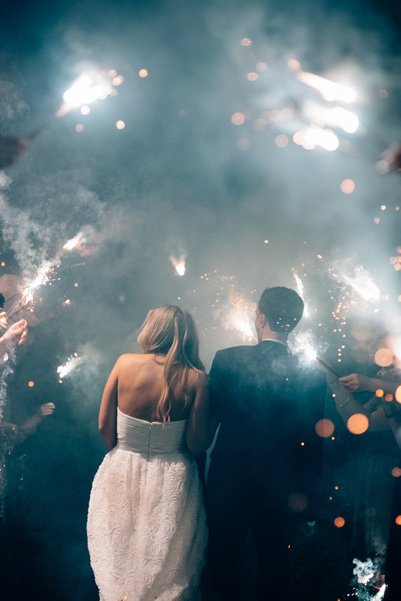 Sparkler send off | Wedding & Party Ideas | 100 Layer Cake