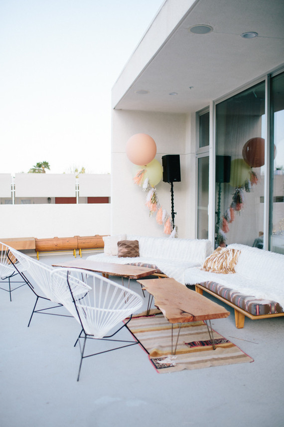 Mid century event furniture | Wedding & Party Ideas | 100 Layer Cake