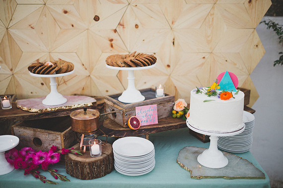 Modern dessert table | Wedding & Party Ideas | 100 Layer Cake