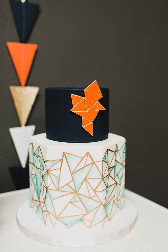 Geometric wedding cake | Wedding & Party Ideas | 100 Layer Cake