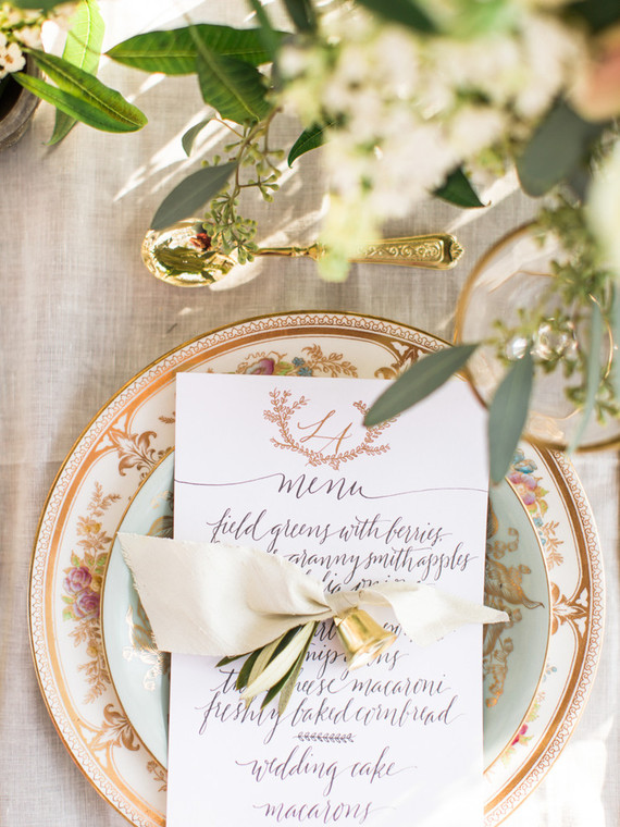 Spring wedding menu | Wedding & Party Ideas | 100 Layer Cake