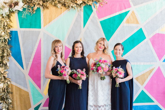 Bridal party portrait | Wedding & Party Ideas | 100 Layer Cake