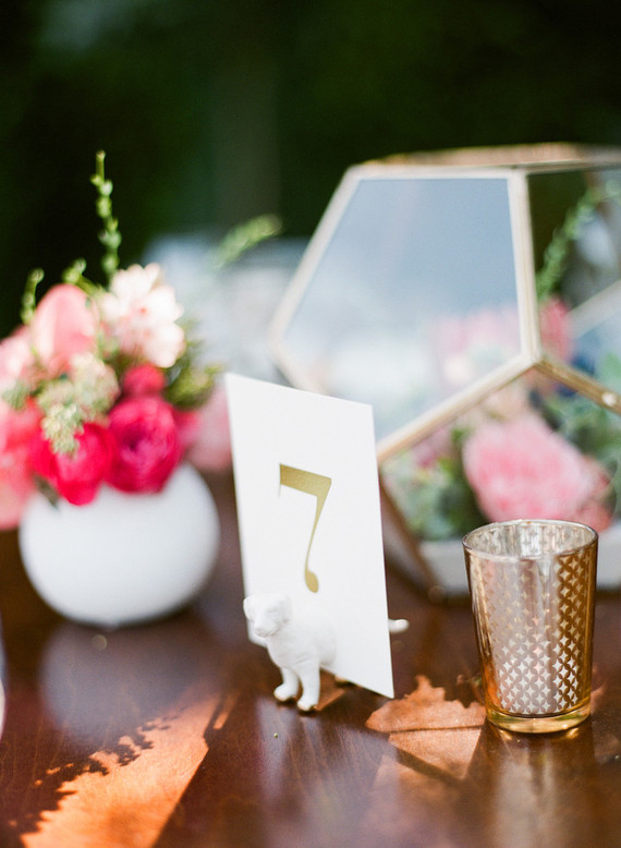 Modern table number | Wedding & Party Ideas | 100 Layer Cake