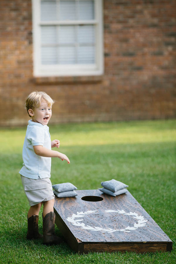 backyard cornhole | Wedding & Party Ideas | 100 Layer Cake