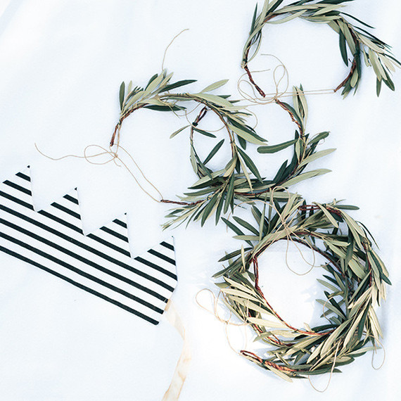 olive branch crowns | Wedding & Party Ideas | 100 Layer Cake