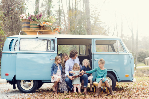 VW Bus family photos | Wedding & Party Ideas | 100 Layer Cake