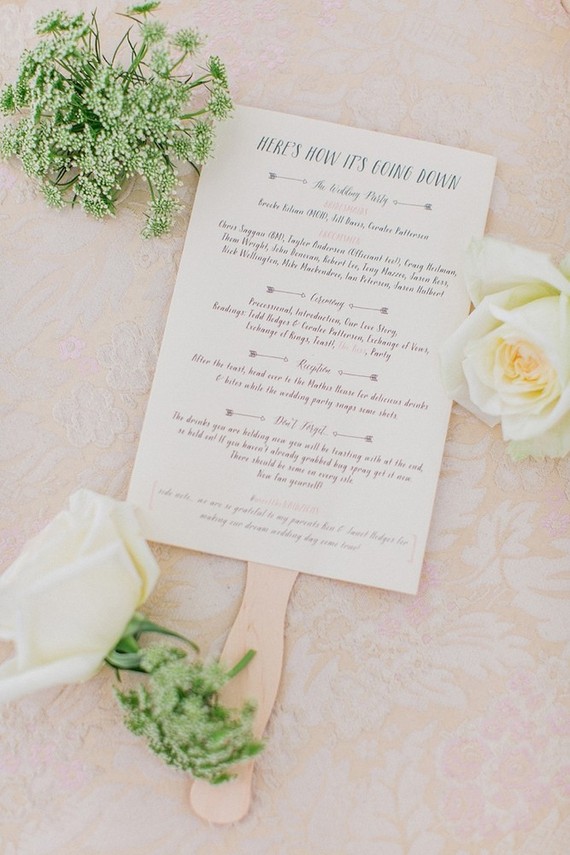 Wedding program | Wedding & Party Ideas | 100 Layer Cake