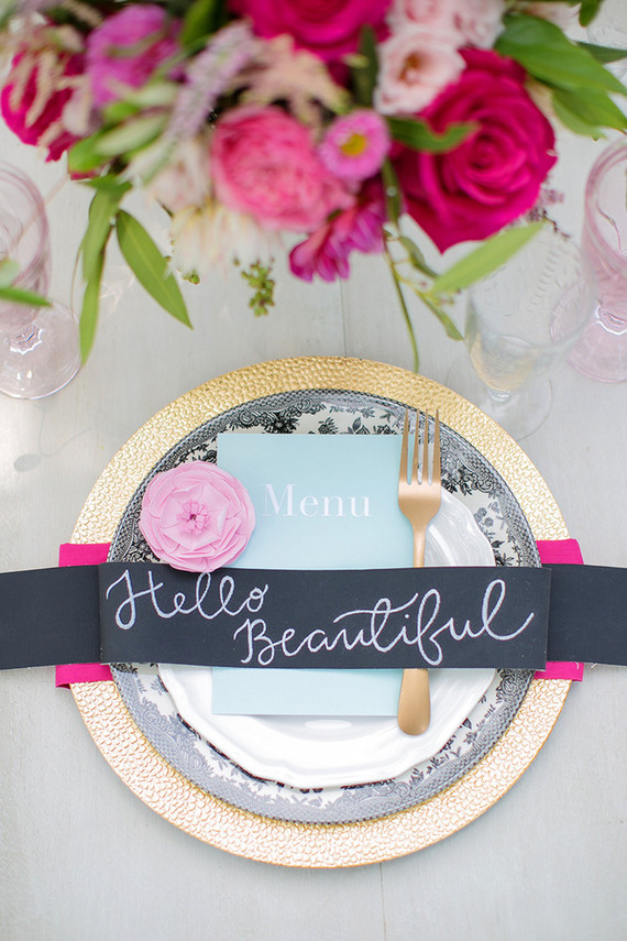 Place setting | Wedding & Party Ideas | 100 Layer Cake