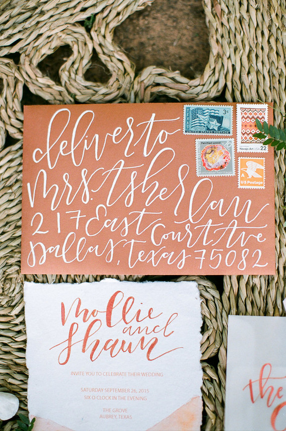 Bohemian copper wedding invitations | Wedding & Party Ideas | 100 Layer ...