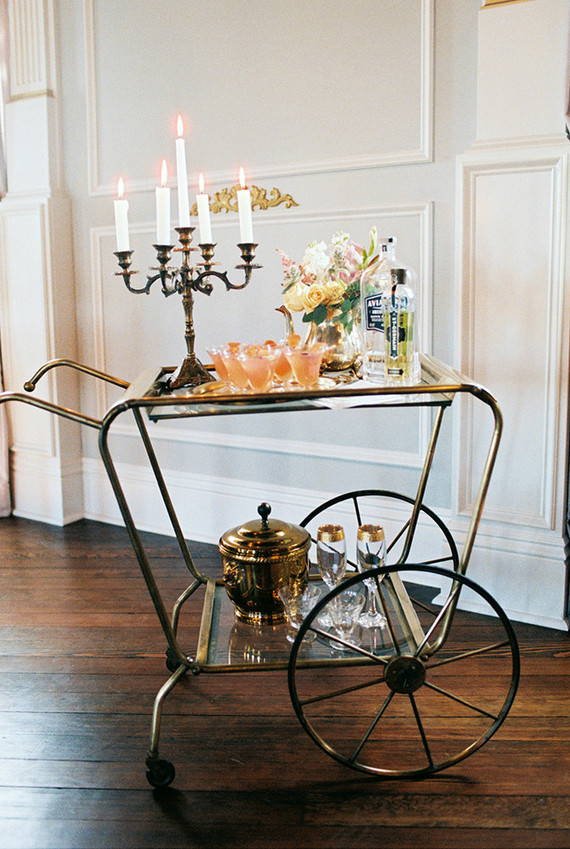 Vintage bar cart | Wedding & Party Ideas | 100 Layer Cake