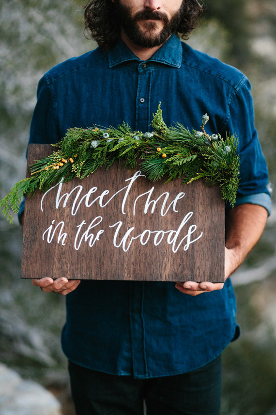 Rustic wood signage | Wedding & Party Ideas | 100 Layer Cake