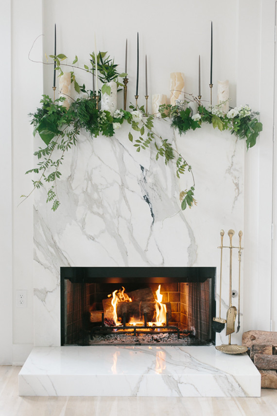 Glam holiday mantel | Wedding & Party Ideas | 100 Layer Cake