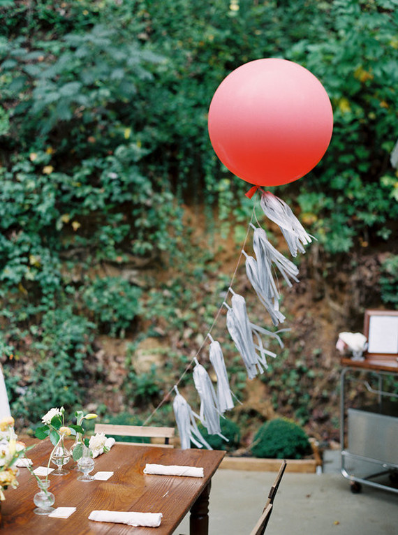 balloon with fringe | Wedding & Party Ideas | 100 Layer Cake