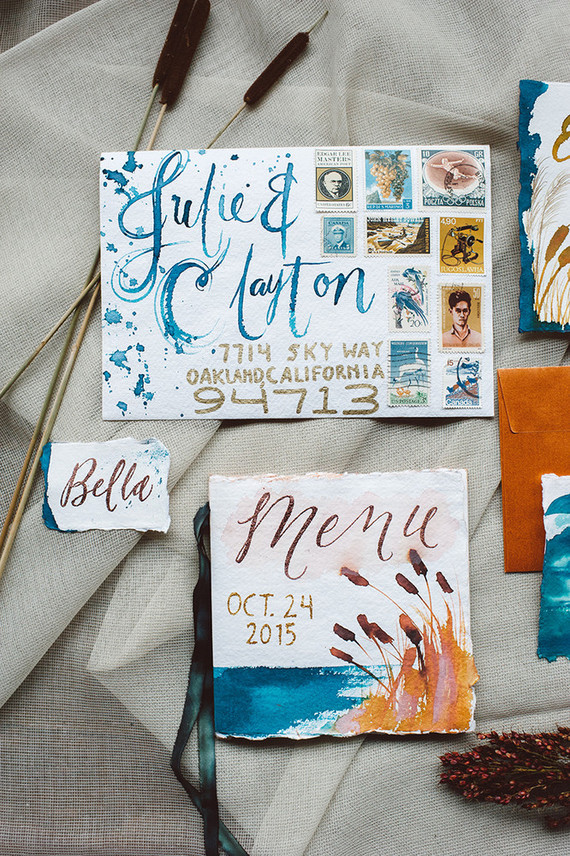 Hand drawn wedding invitations | Wedding & Party Ideas | 100 Layer Cake