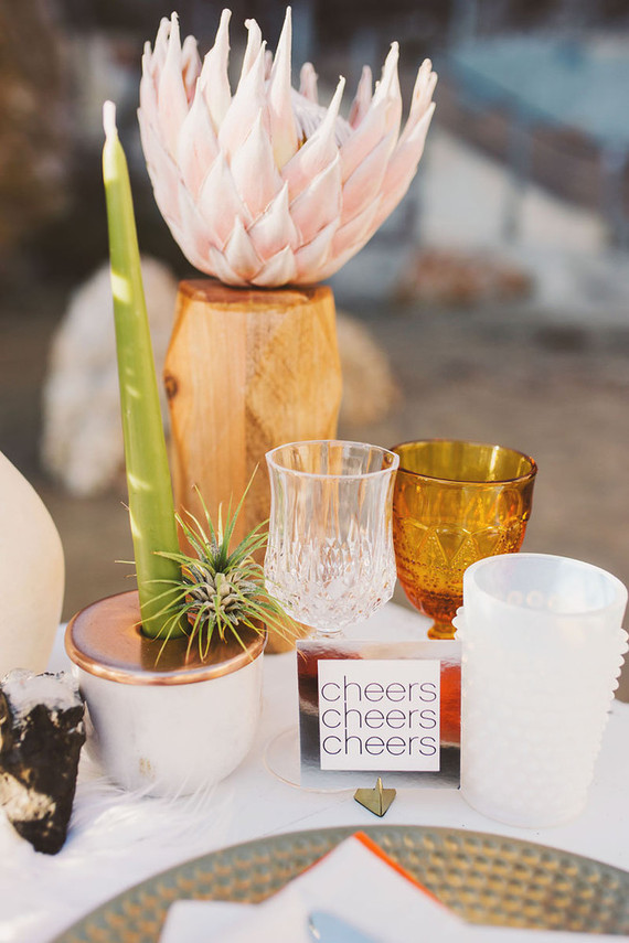 Geometric table decor | Wedding & Party Ideas | 100 Layer Cake