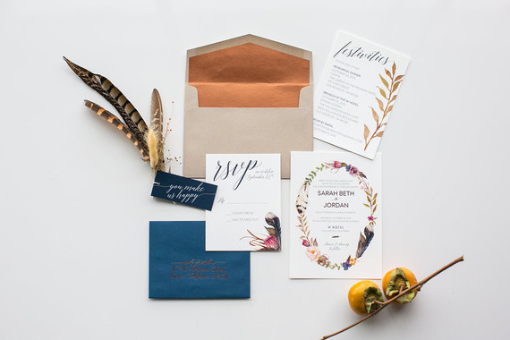 Fall wedding invitation | Wedding & Party Ideas | 100 Layer Cake
