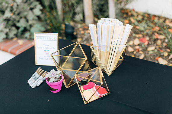 Geometric wedding decor | Wedding & Party Ideas | 100 Layer Cake