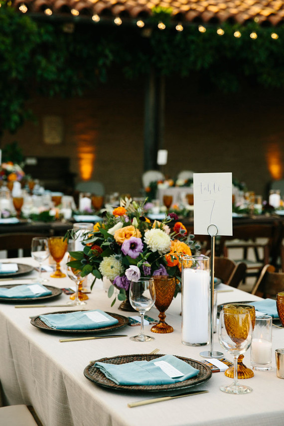 Spanish style wedding tablescape | Wedding & Party Ideas | 100 Layer Cake