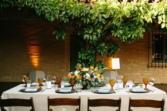Spanish style wedding tablescape | Wedding & Party Ideas | 100 Layer Cake