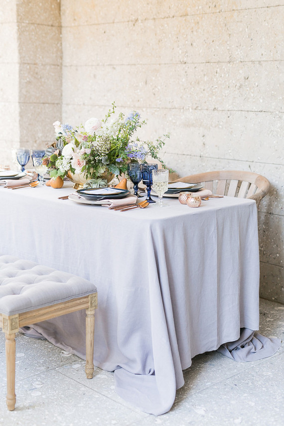 Soft blue spring wedding tablescape | Wedding & Party Ideas | 100 Layer ...