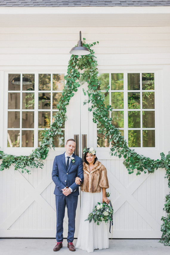 Green garland decor | Wedding & Party Ideas | 100 Layer Cake