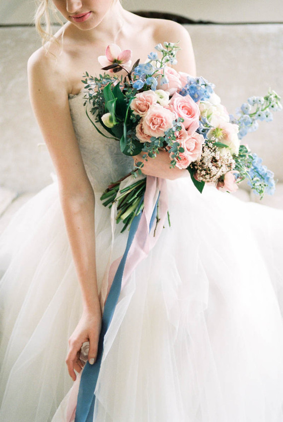 Rose quartz and serenity wedding inspiration | Wedding & Party Ideas ...