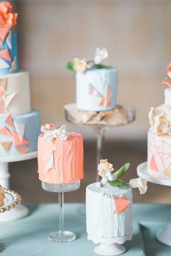 Modern geometric cake display | Wedding & Party Ideas | 100 Layer Cake