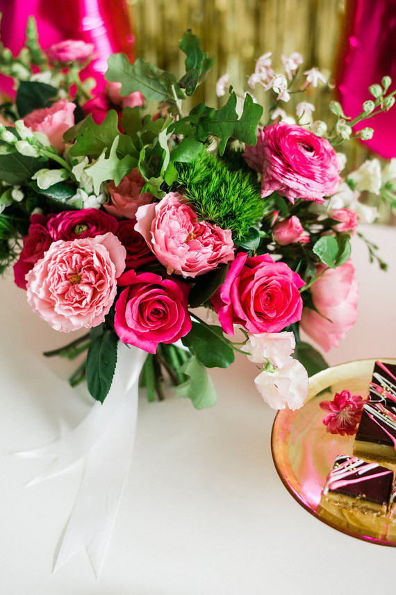 Hot pink and gold party ideas | Wedding & Party Ideas | 100 Layer Cake