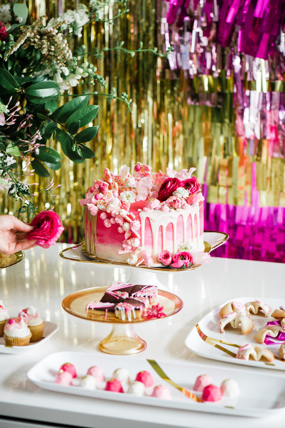 Hot pink and gold party ideas | Wedding & Party Ideas | 100 Layer Cake