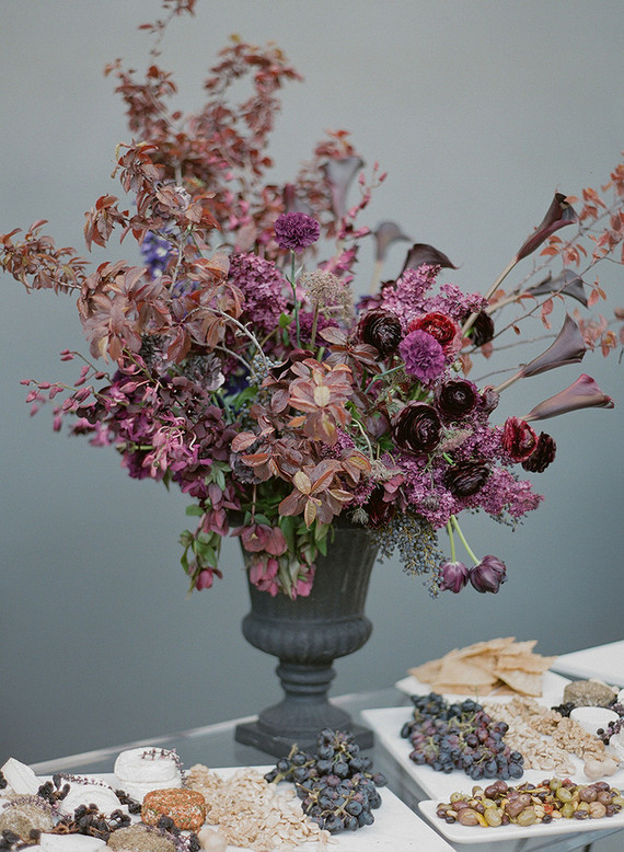 Deep purple florals | Wedding & Party Ideas | 100 Layer Cake