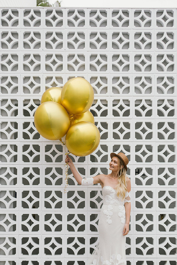 Gold balloons | Wedding & Party Ideas | 100 Layer Cake
