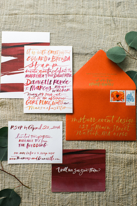 handwritten wedding invites | Wedding & Party Ideas | 100 Layer Cake