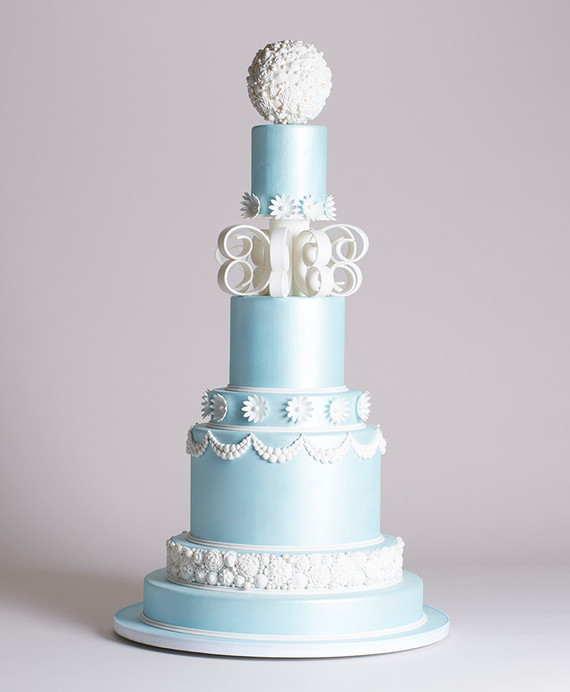Blue wedding cake | Wedding & Party Ideas | 100 Layer Cake