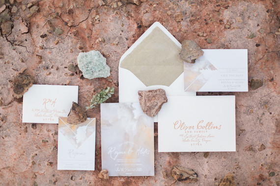 Desert wedding invitations | Wedding & Party Ideas | 100 Layer Cake