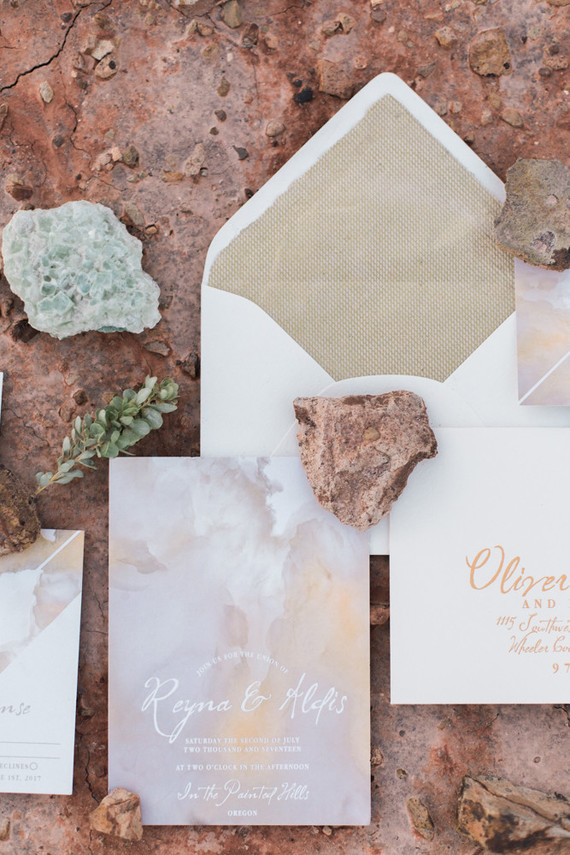 Desert wedding invitations | Wedding & Party Ideas | 100 Layer Cake
