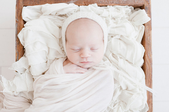 All white newborn photos | Wedding & Party Ideas | 100 Layer Cake