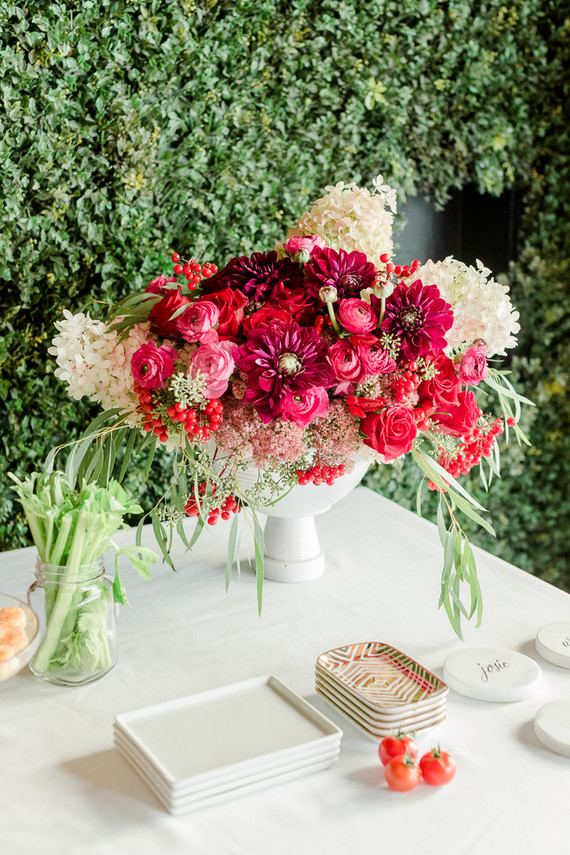 Red and pink florals | Wedding & Party Ideas | 100 Layer Cake